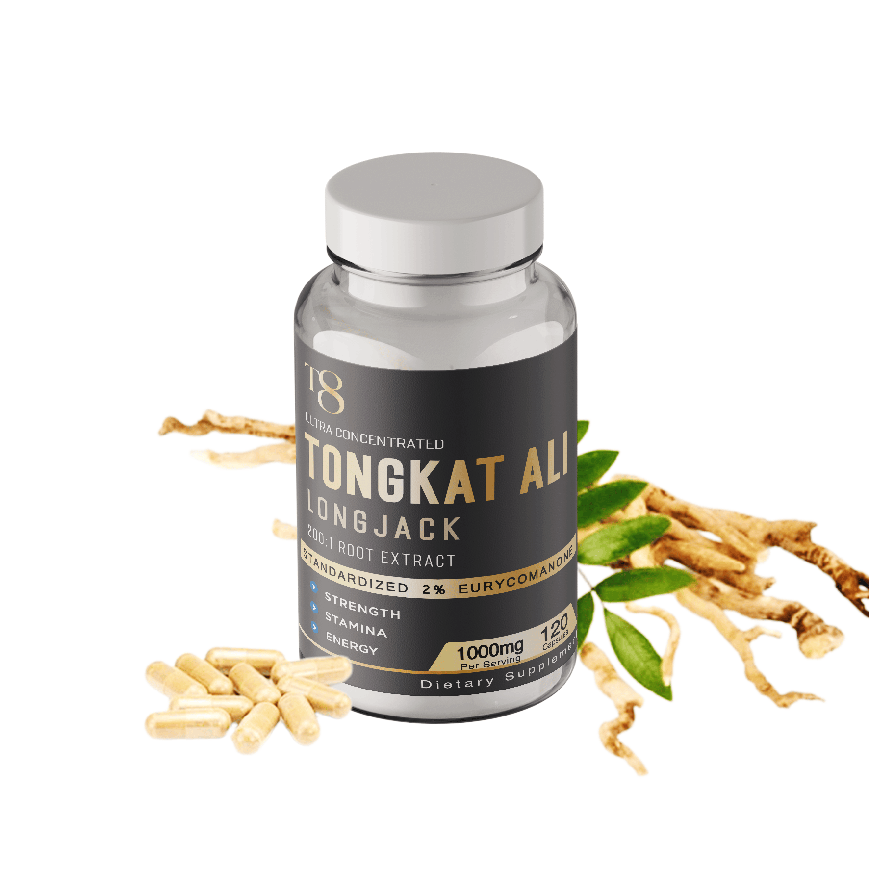 Malaysia Tongkat Ali Capsule (120caps) – Tatechino